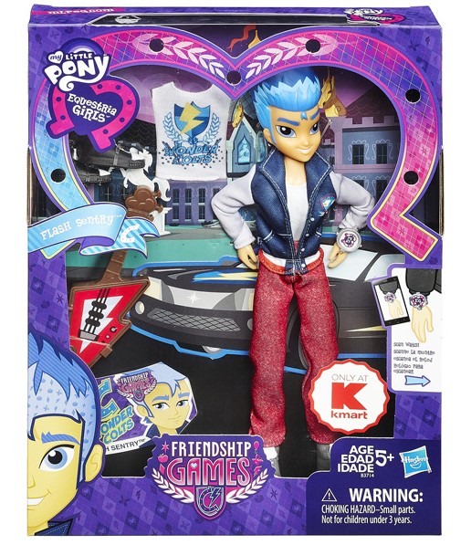 Equestria Girls Friendship Games Single Flash Sentry