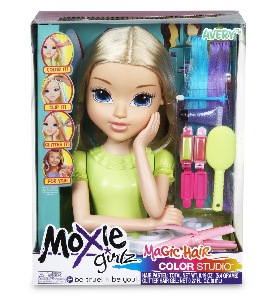 Moxie Girlz Magic Hair Color Studio Torso Avery