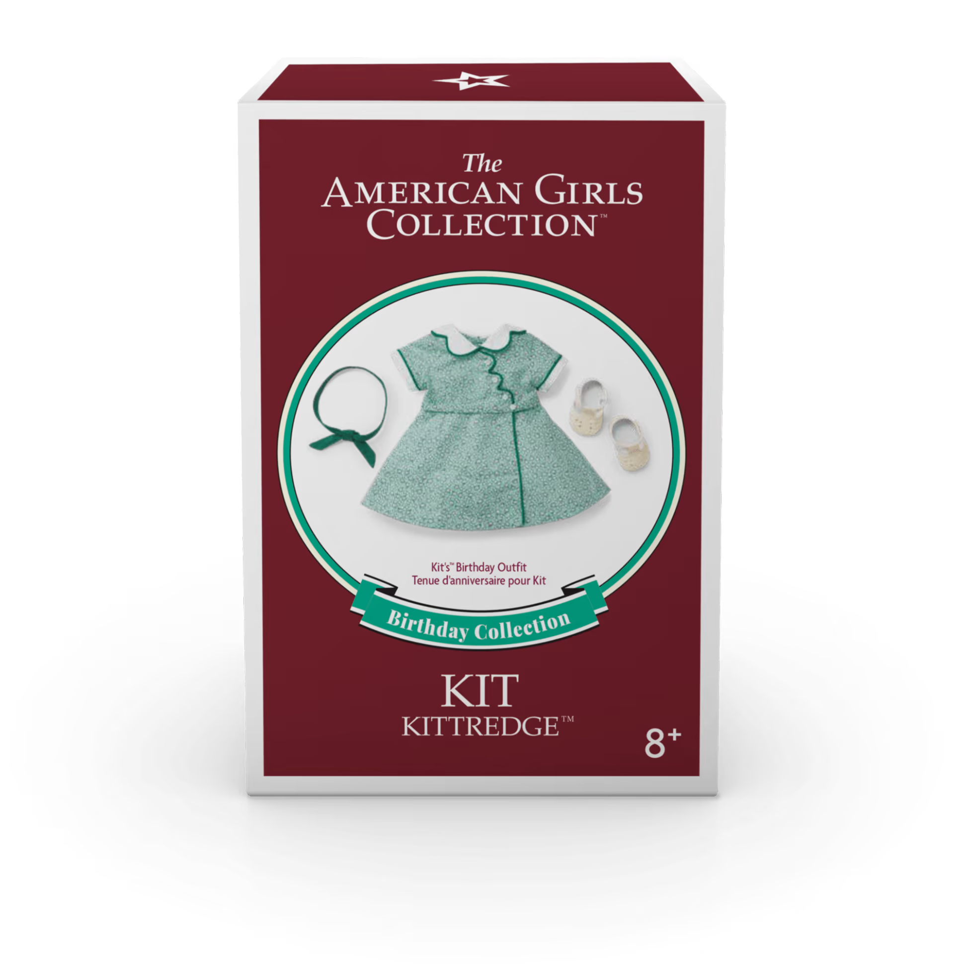 American Girl Kit Birthday Dress and Headband
