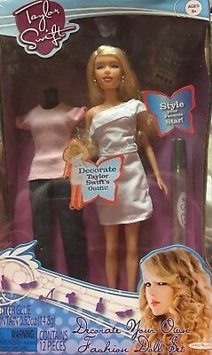 Decorate Your Own Fashion Doll Set Taylor Swift