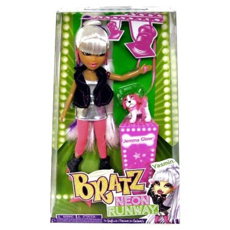 Bratz Neon Runway Yasmin with White Hair