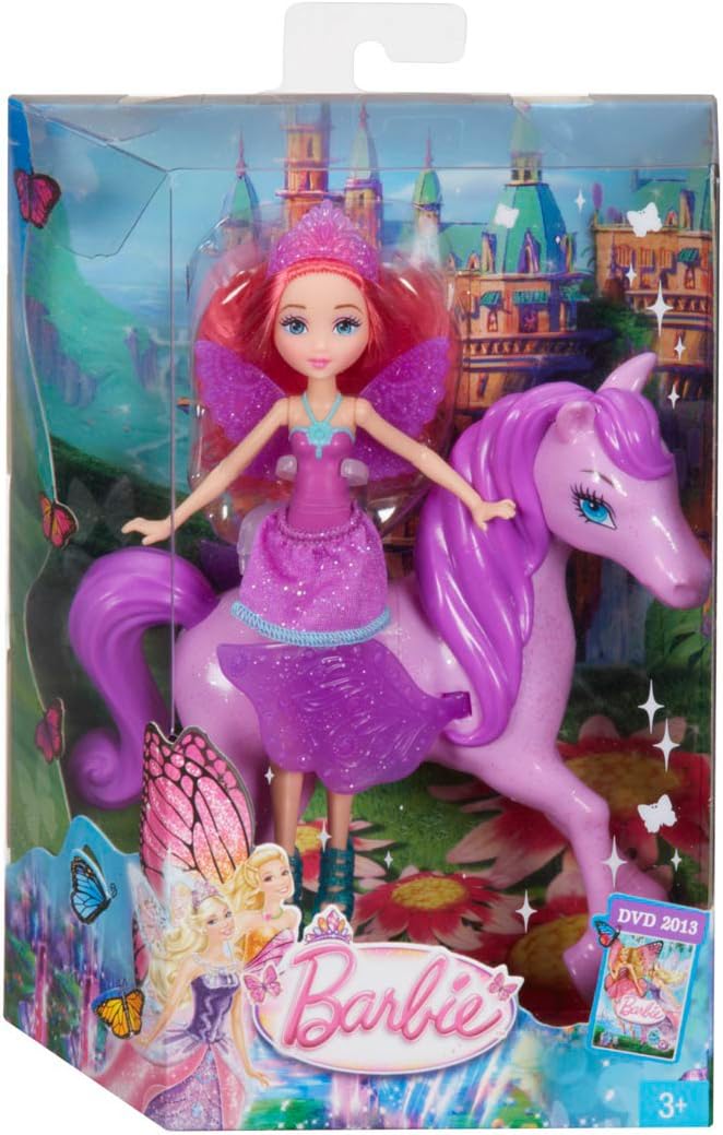 Barbie 2013 Mariposa and the Fairy Princess Purple Shimmer Sprite