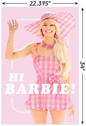 Barbie 2023 Barbie the Movie Merchandise Trends International Poster Hi ...
