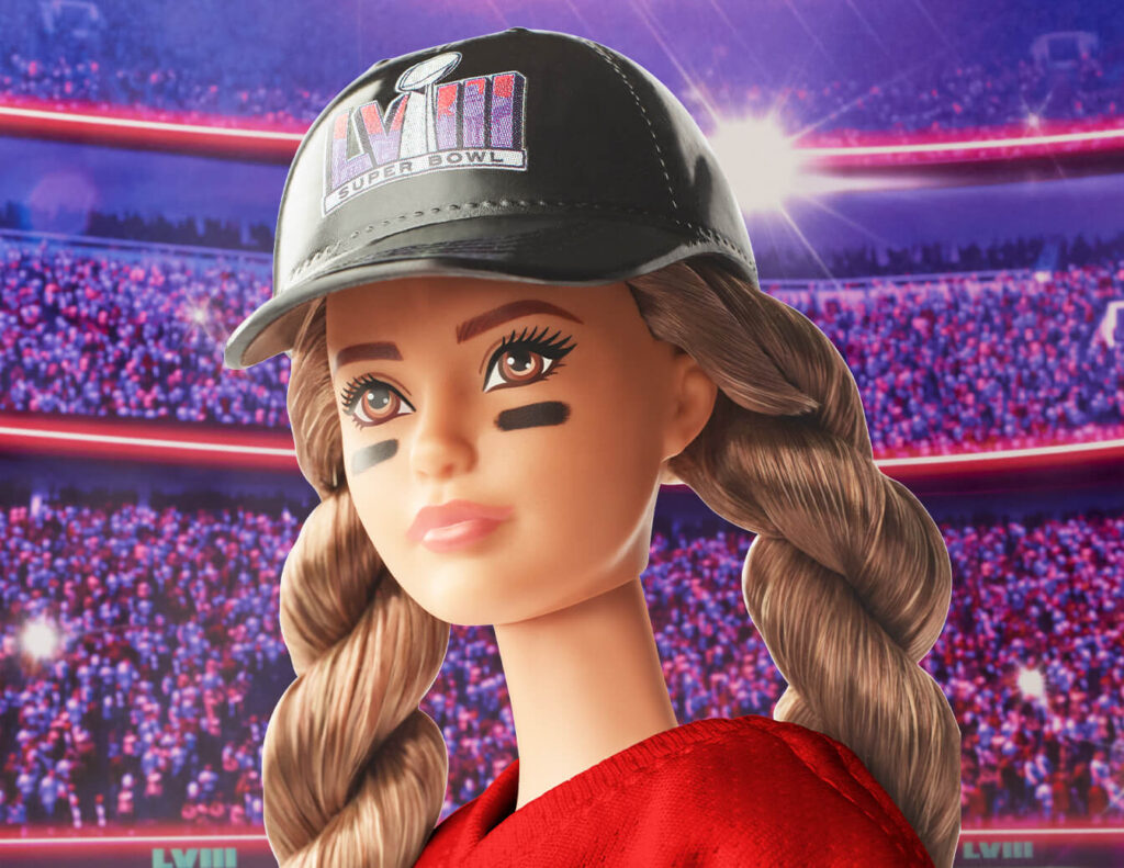 Barbie 2024 NFL Super Bowl Champion Doll Kansas City Chiefs